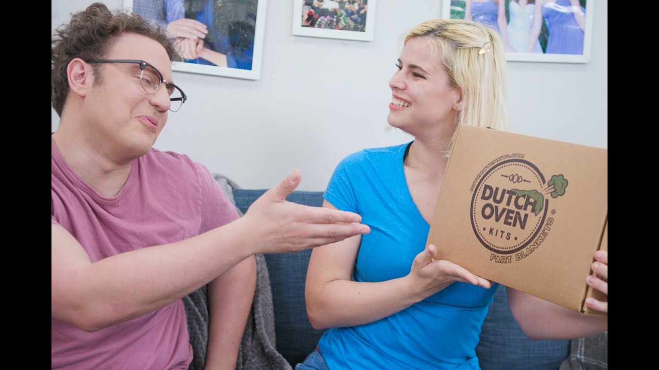 The Original Dutch Oven Kits Fart Blanket Gift Box - YouTube