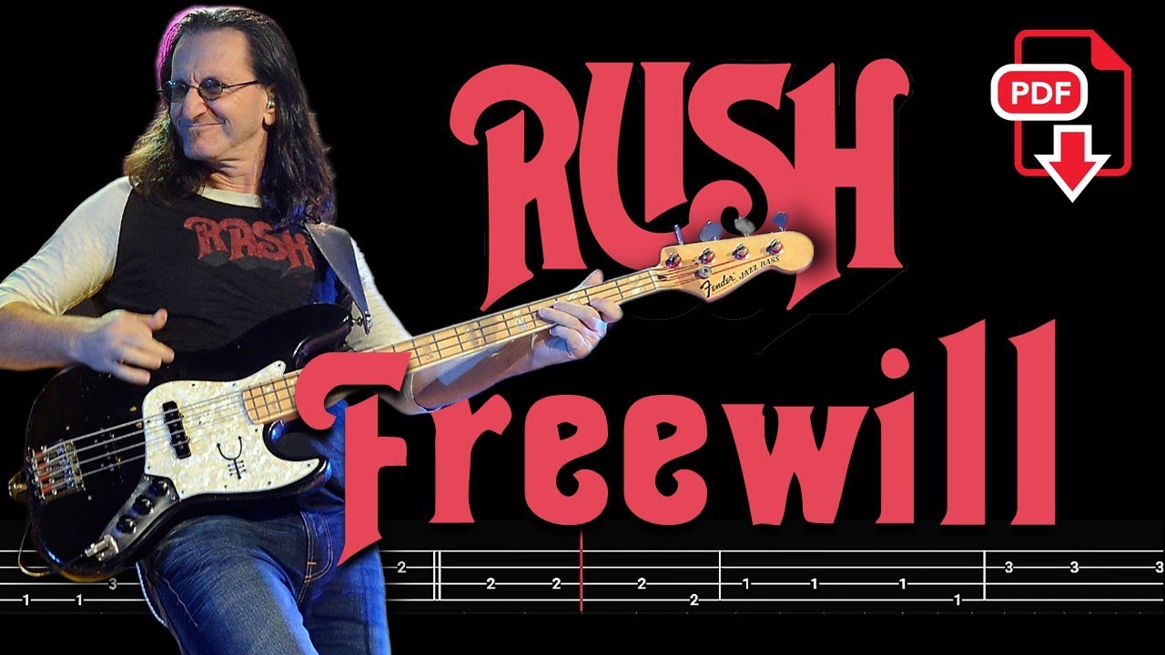 Rush - Freewill (🔴Bass Tabs | Notation) @ChamisBass #rushbass #basstabs ...