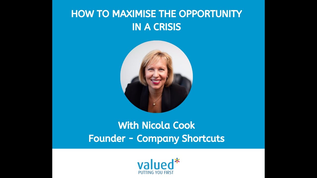 Maximising the Opportunity in a Crisis - An Interview with Nicola Cook ...