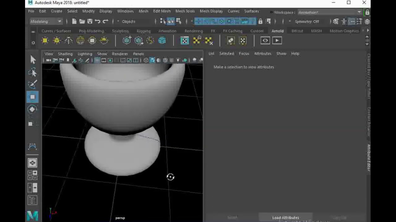 How to Make a glass in Maya 2018 - YouTube