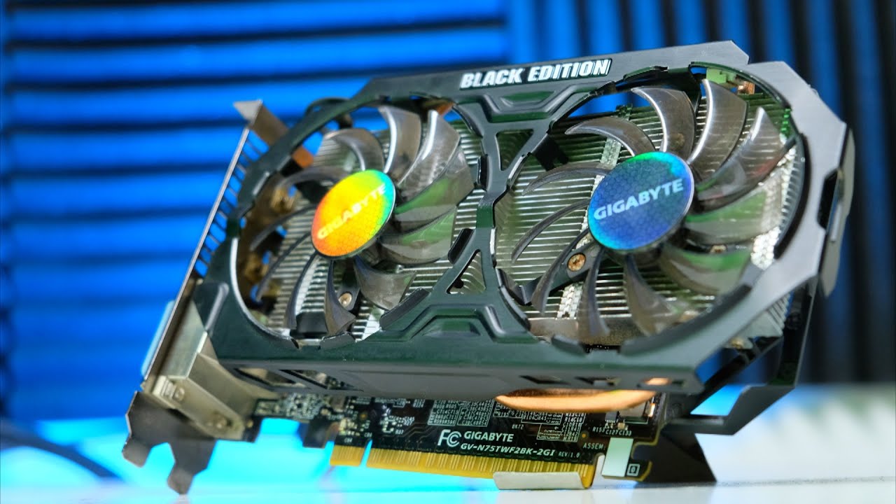GIGABYTE GTX 750 Ti WindForce 2X Black Edition Benchmark - YouTube