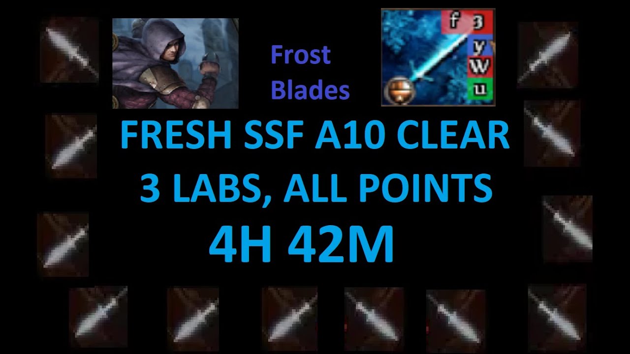 Fresh SSF A10 Frost Blades run, 4h 42m 3 labs all points (VOD upload ...