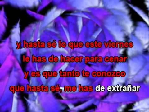 Te Conozco - Ricardo Arjona Karaoke - YouTube