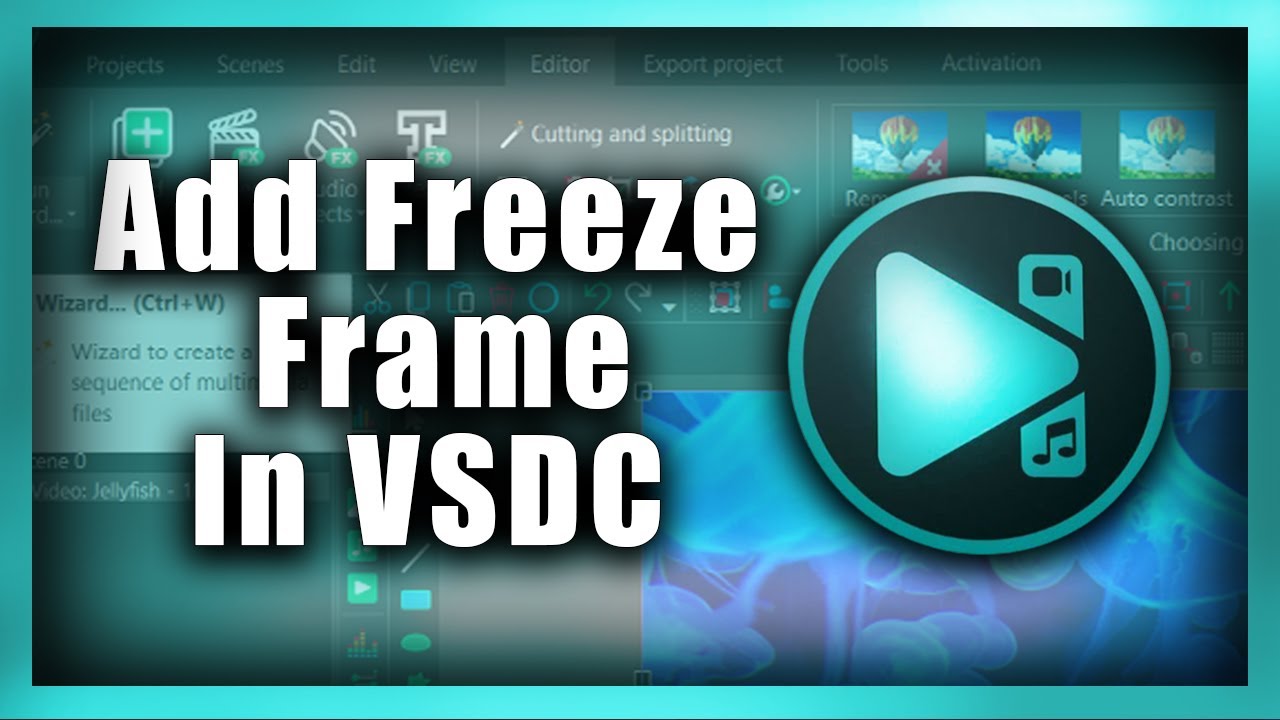 VSDC Video Editor: How To Add Freeze Frame In VSDC Video Editor - YouTube