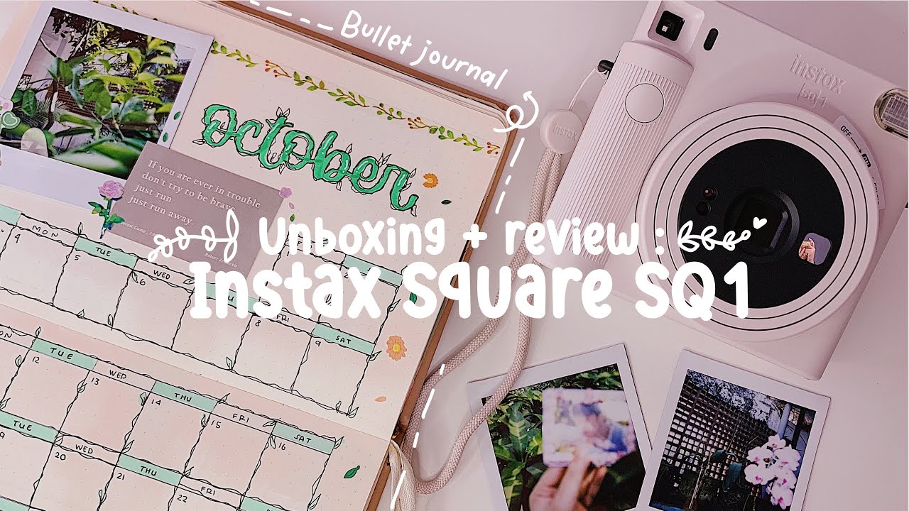 Bullet journal pakai Instax Square SQ1 (unboxing + review) || Plan with ...