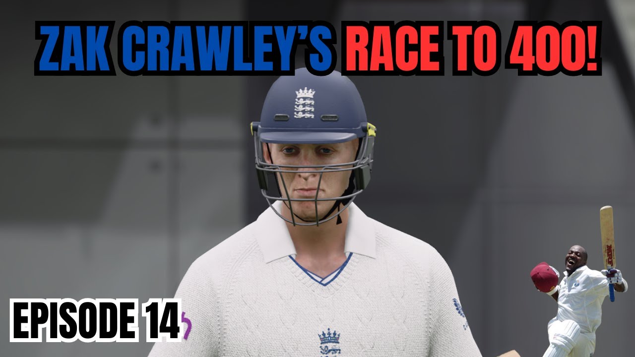 ZAK GETS BOGGED DOWN BY IRELAND? (ZAK CRAWLEY'S RACE TO 400 #14) - YouTube