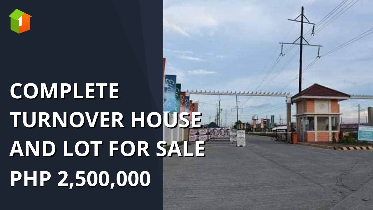 COMPLETE TURNOVER HOUSE AND LOT FOR SALE - YouTube
