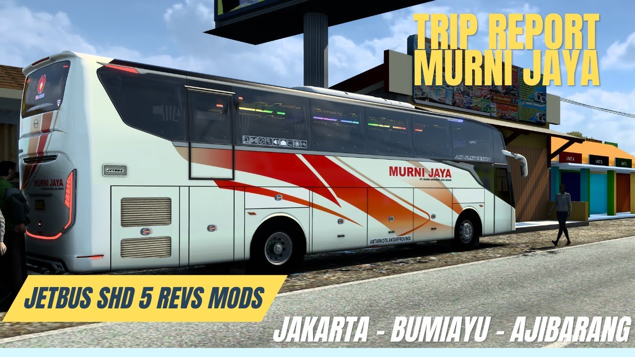 Trip Virtual Bus Murni Jaya Jetbus SHD 5 Jakarta - Bumiayu - Ajibarang_ Euro Truck Simulator 2 ...