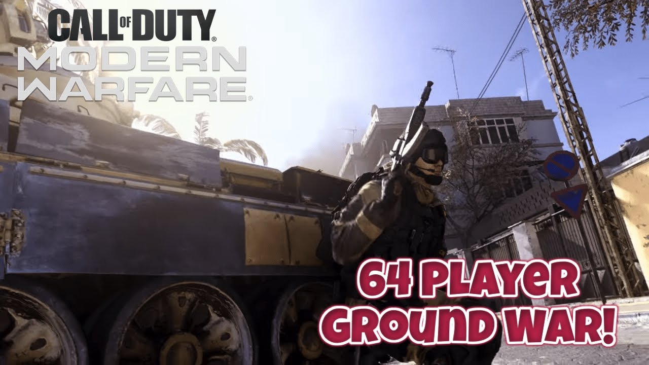 Battlefield Competitive Player Plays New COD 64 Player Ground War ...