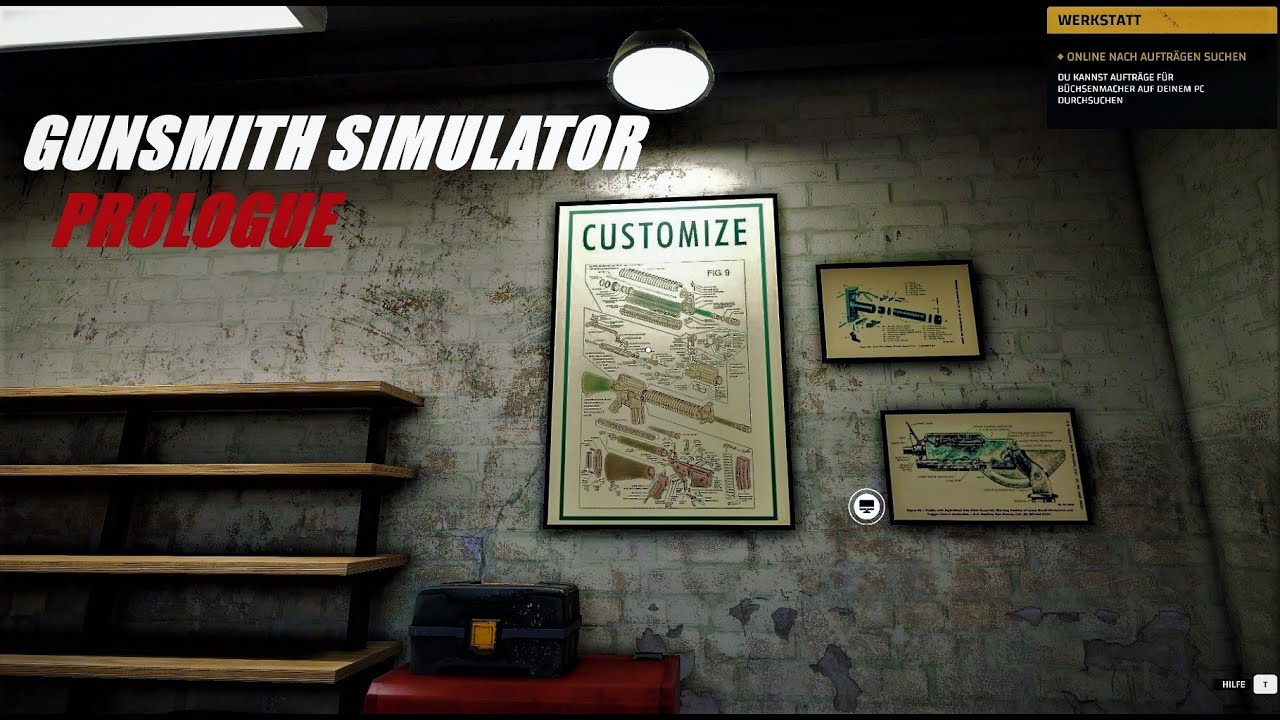 Gunsmith Simulator Prologue - Folge 1 - Die Werkstatt - YouTube