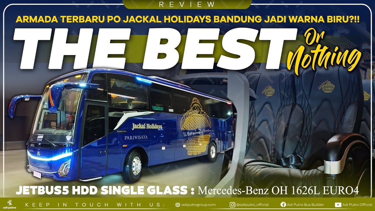 Armada Terbaru PO Jackal Holidays Bandung Jadi Warna Biru! : Jetbus5 ...