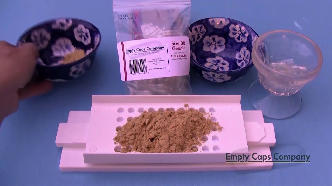How to Make Herbal Supplements Using a Cap M Quik Capsule Filler - YouTube