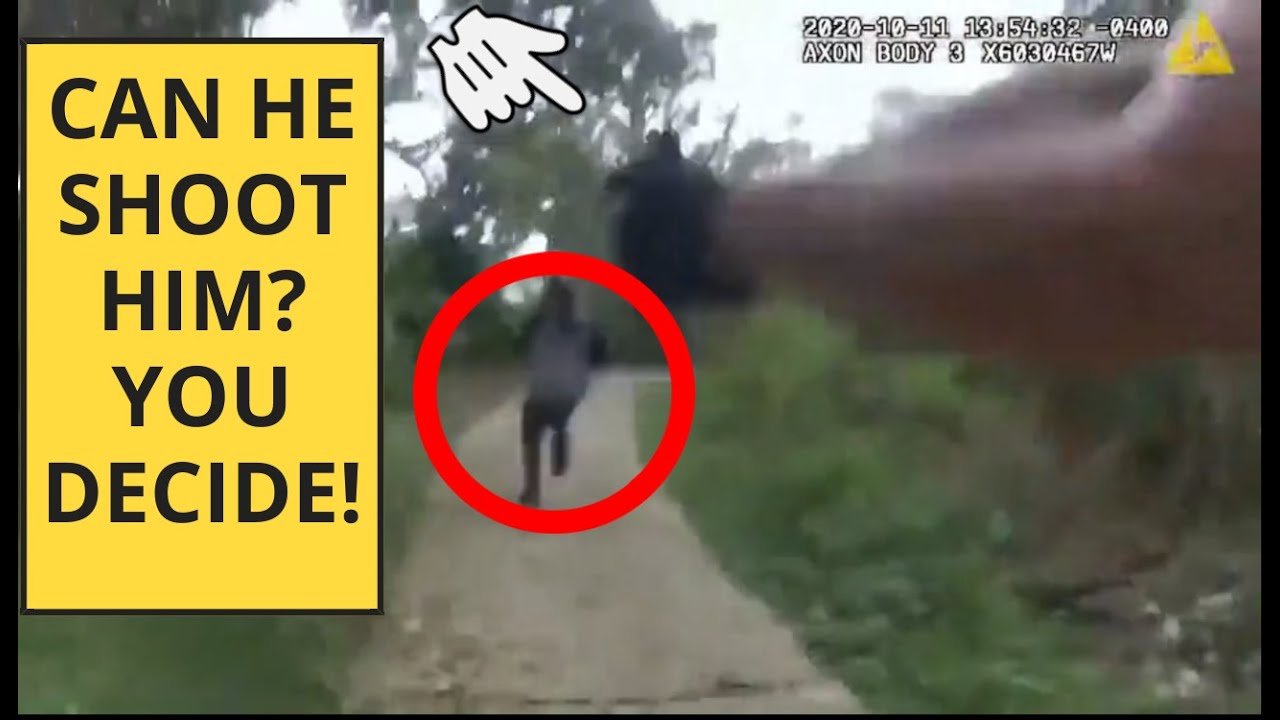 Can Police Shoot This Guy in the Back Running Away? YOU Decide! - YouTube