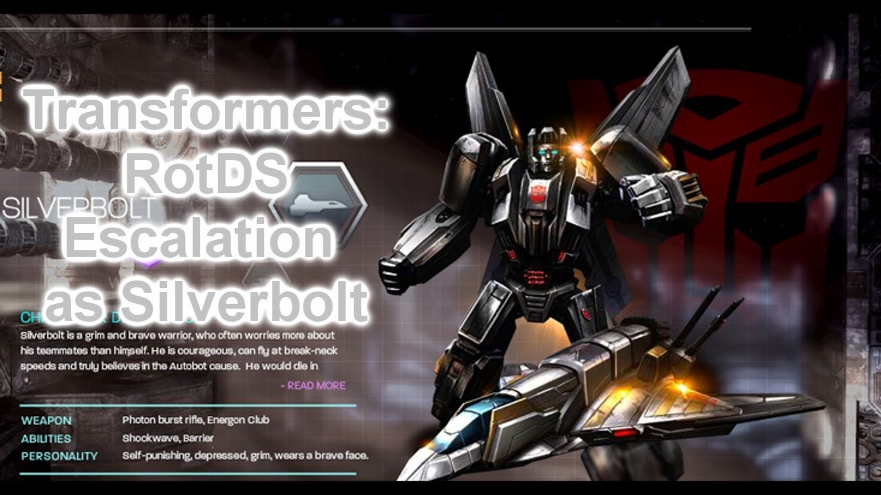 Transformers Rise Of The Dark Spark Escalation Silverbolt Gameplay with ...