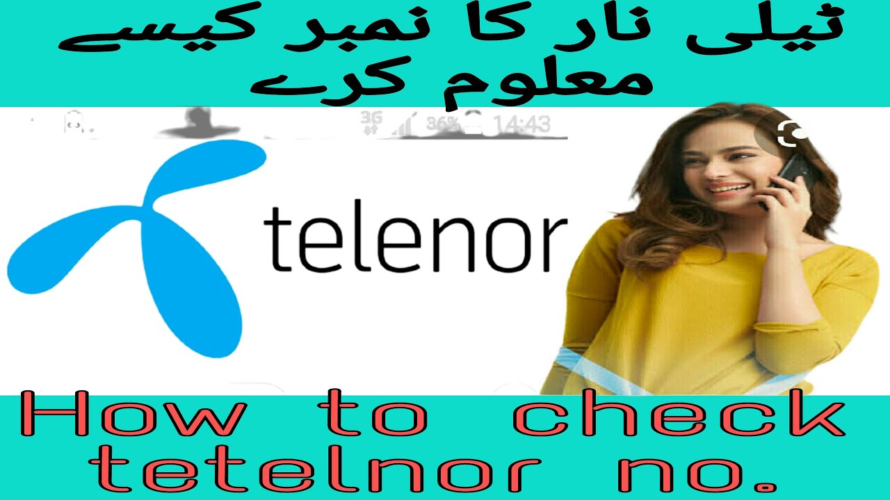 How To Check Telenor Sim Number in 2021|Telenor Ka Number Kasy check ...