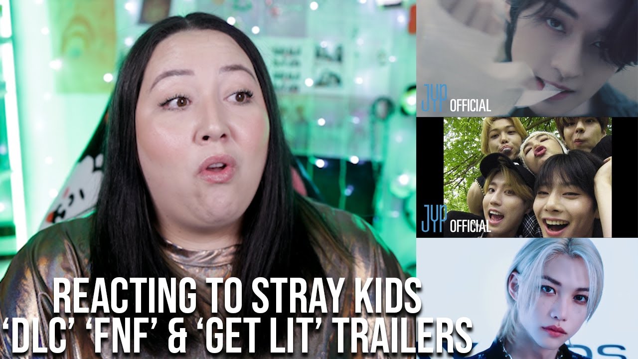 Stray Kids 'DLC' 'FNF' & "GET LIT' TRAILERS | REACTION #straykids # ...
