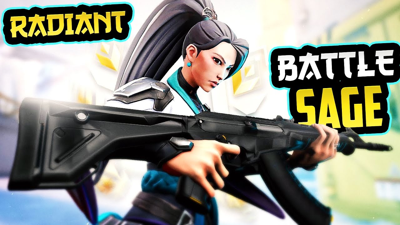 Radiant Battle SAGE - Sage Highlights - Valorant - YouTube