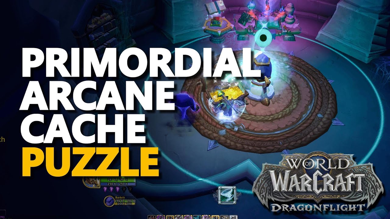 Primordial Arcane Cache WoW Puzzle - YouTube
