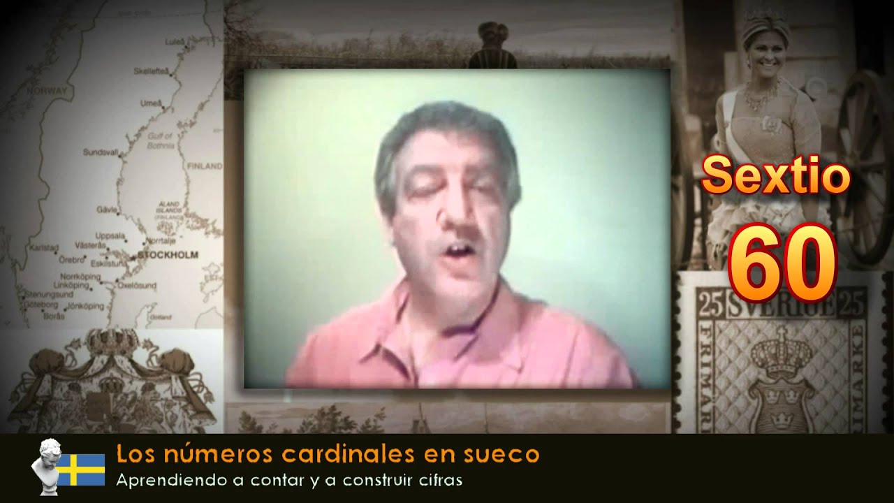 Los números cardinales en sueco - YouTube