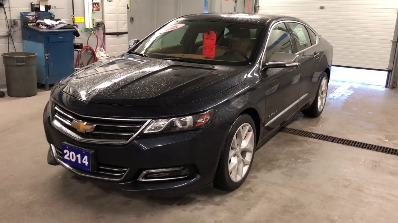 2014 Chevrolet Impala LTZ Blue Ray Metallic Roy Nichols Motors Courtice ...