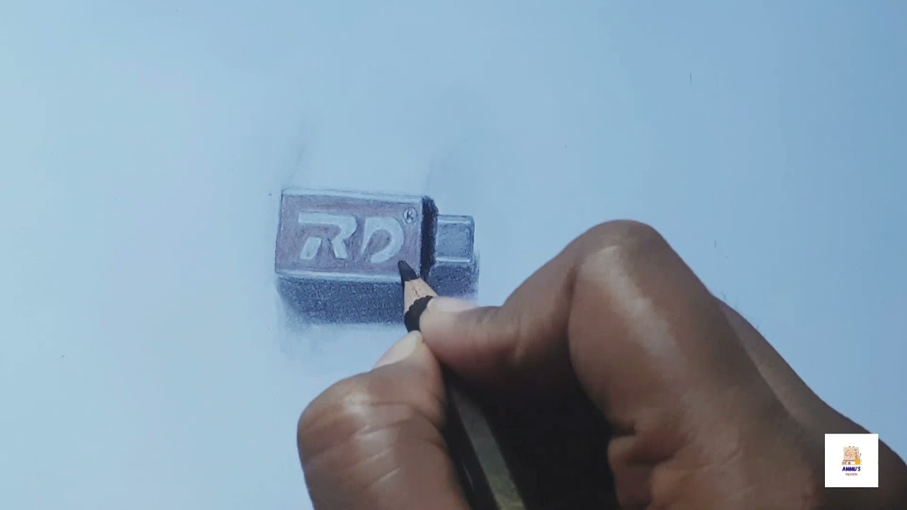 Drawing a pendrive || pencil drawing and shading || ammu's passion ...