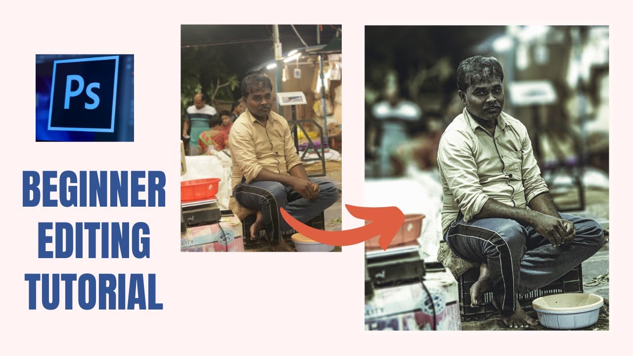 Photoshop Beginner Tutorial: How to Edit Photos in abode photoshop ...
