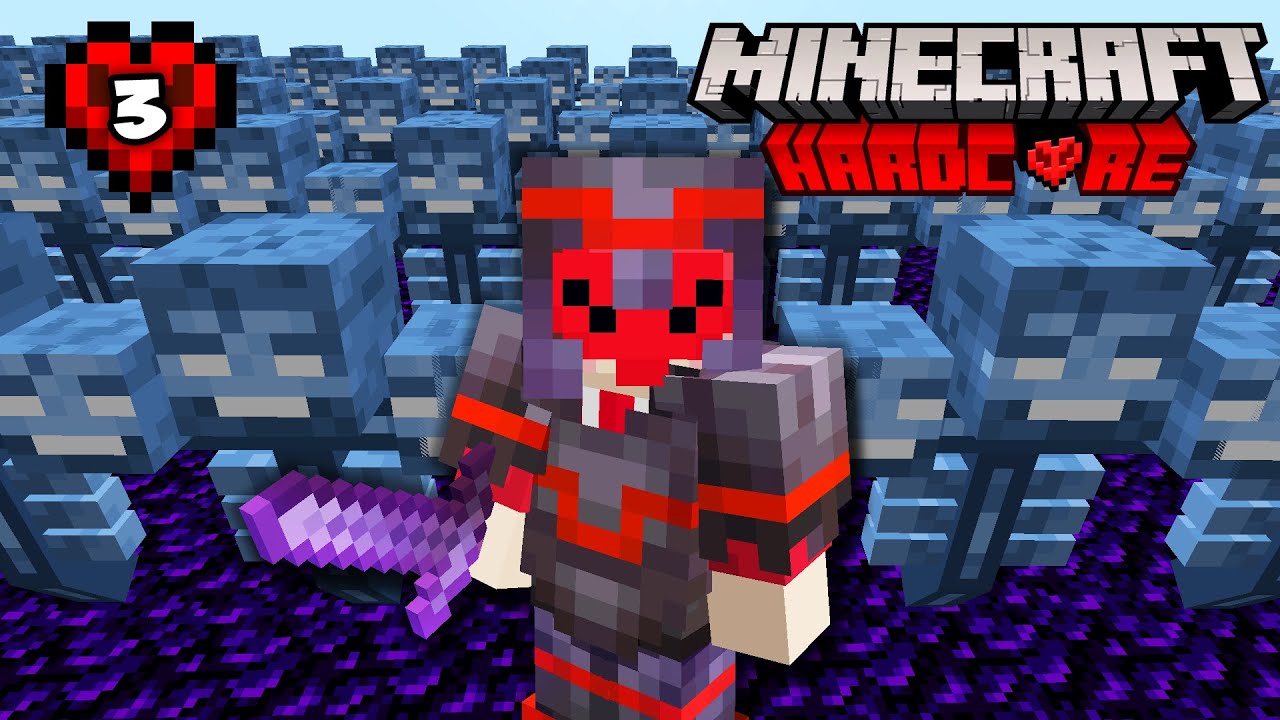 Creating a Wither Army in Hardcore Minecraft - YouTube