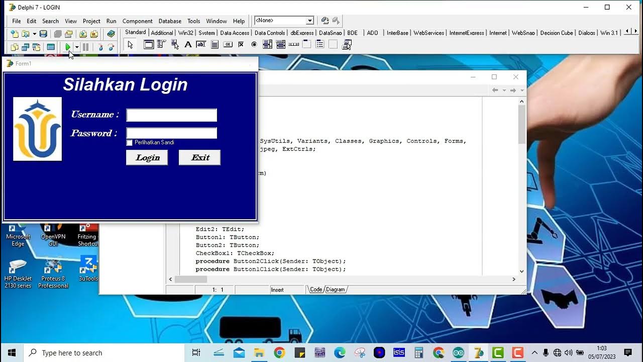 MONITORING TEMPAT PARKIR MOBIL BERBASIS SENSOR ULTRASONIK DAN SENSOR IR |ARDUINO UNO to DELPHI 7 ...