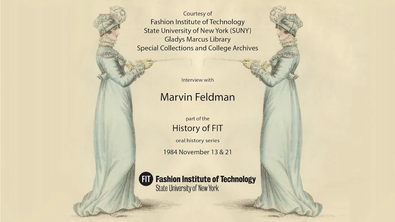 Marvin Feldman interview, 1984 November 13 and 21 - YouTube
