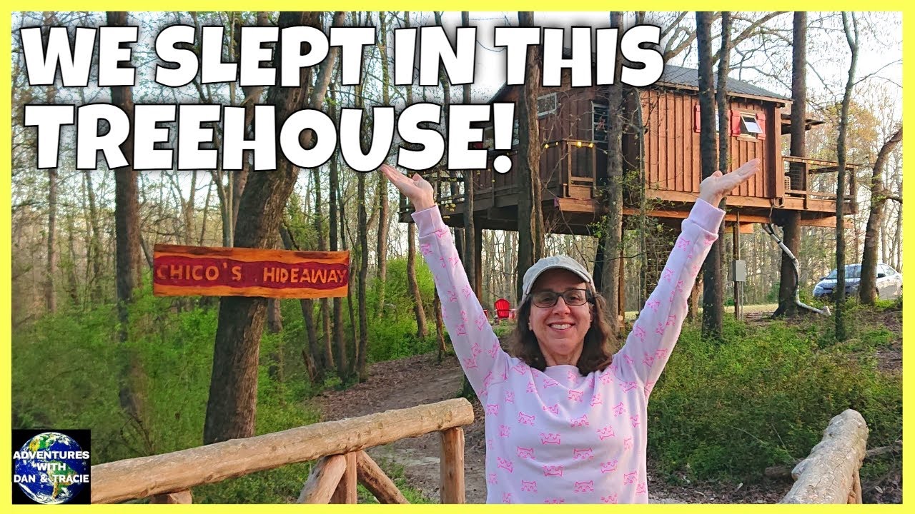 INCREDIBLE LUXURY TREEHOUSE at Chico's Hideaway! | Cherry Treesort, North Carolina - YouTube