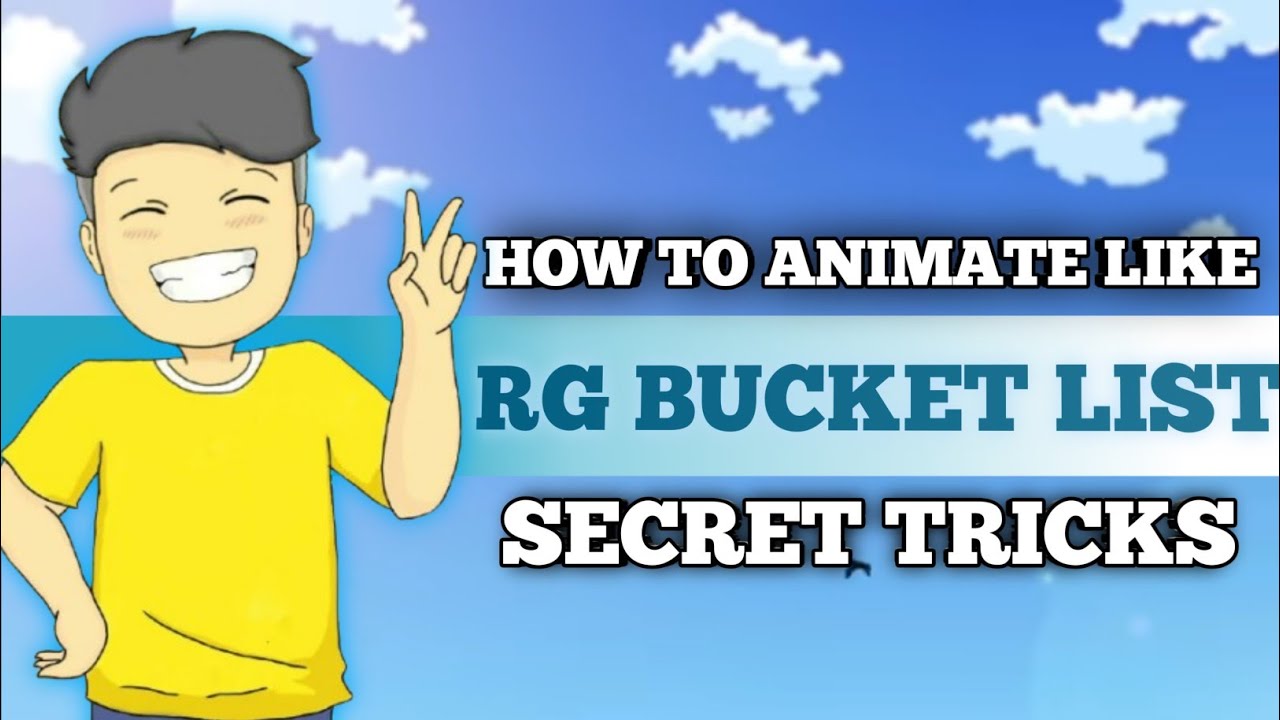 Secret tricks for 2D Animation ft. rg bucket list #toturial - YouTube