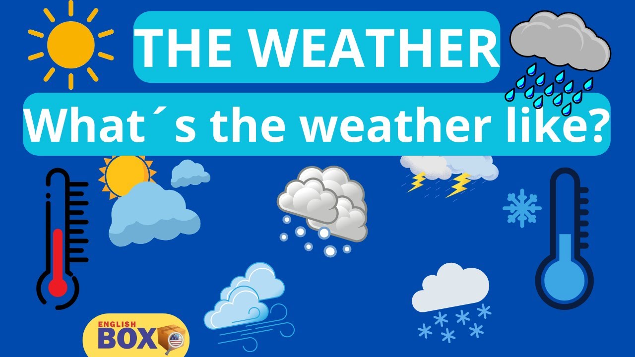 32. THE WEATHER. EL ESTADO DEL TIEMPO EN INGLÉS - YouTube
