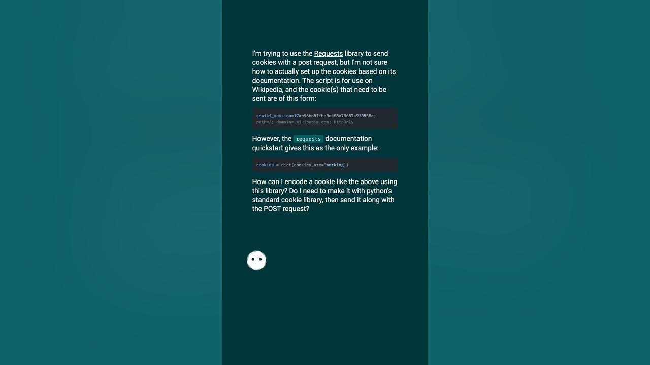 How to send cookies in a post request with the Python Requests library ...