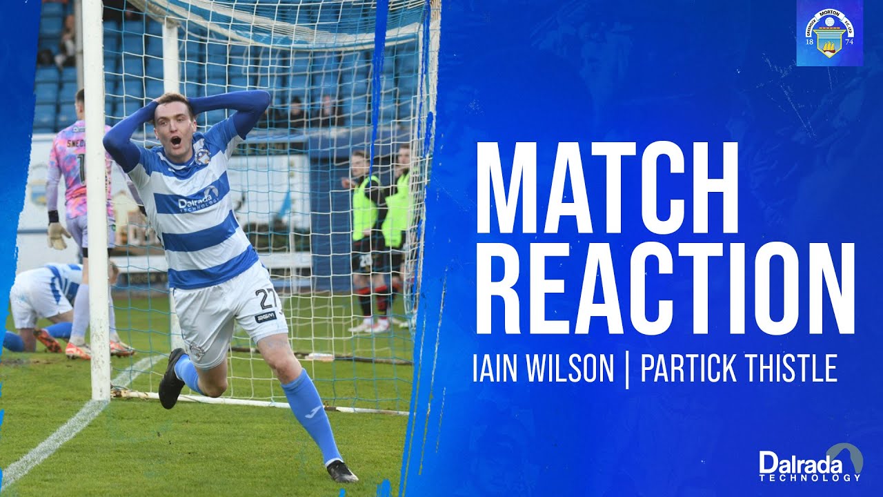 Iain Wilson | Post Match | Partick Thistle - YouTube