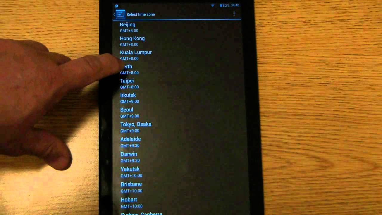 How to Set the Date and Time on the Azpen Tablet - YouTube