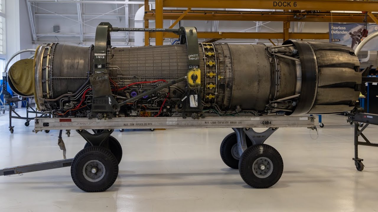 GE F-110 Engine Run Up (F-16) - YouTube