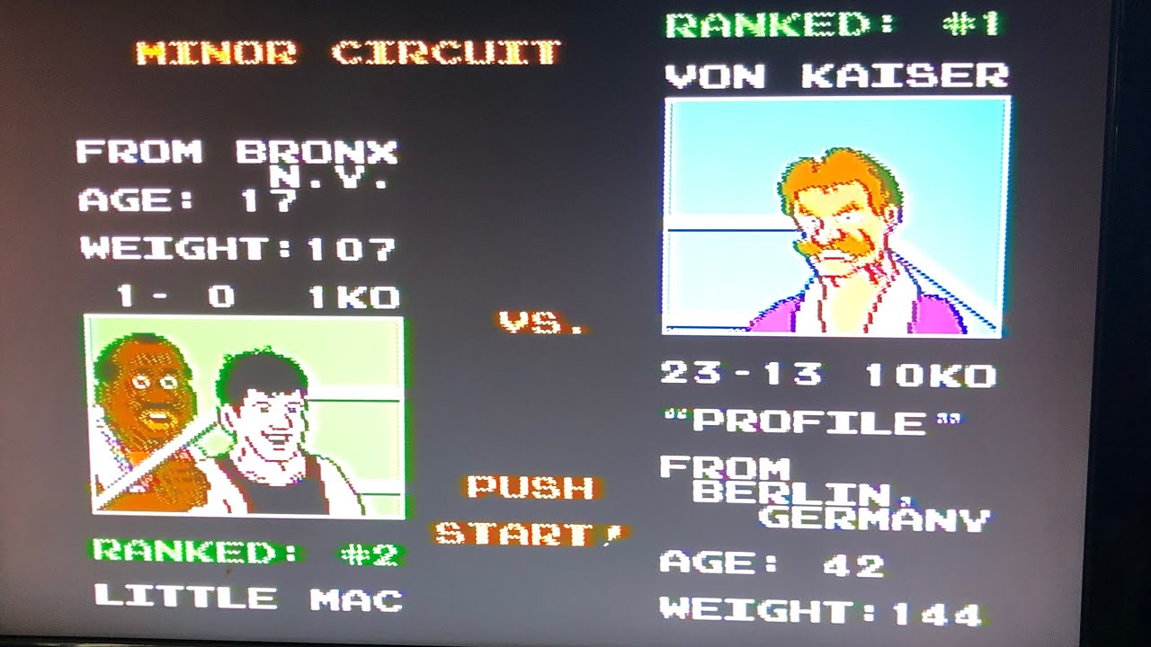 Mike Tyson’s Punch-out: Fight 2: Von Kaiser - YouTube