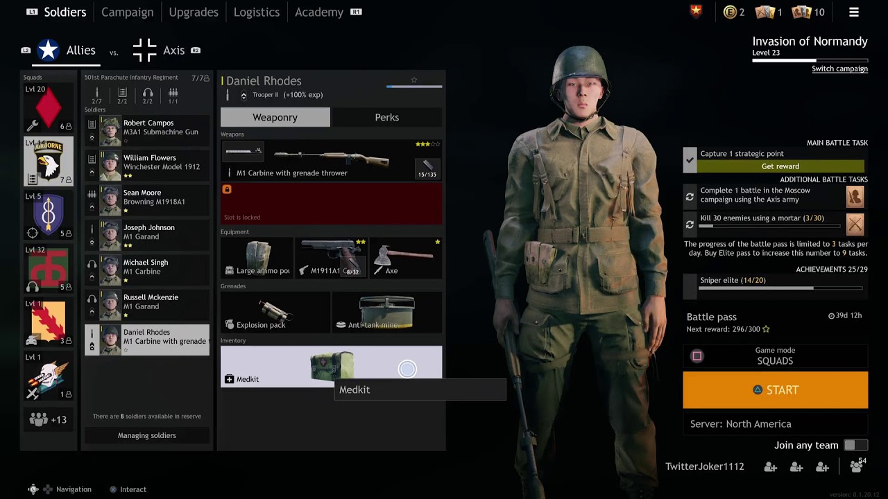 Enlisted PS5 How to use (M2 CARBINE GRENADE LAUNCHER ) - YouTube