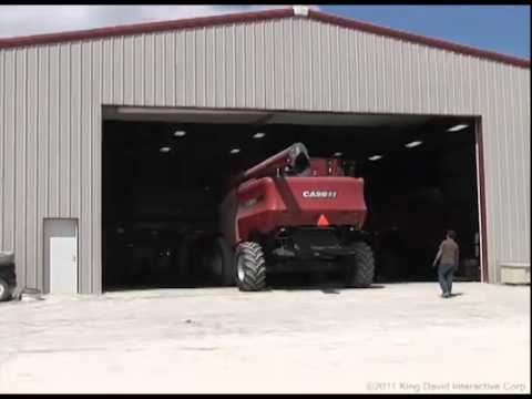 Metal Building Combine Storage - YouTube