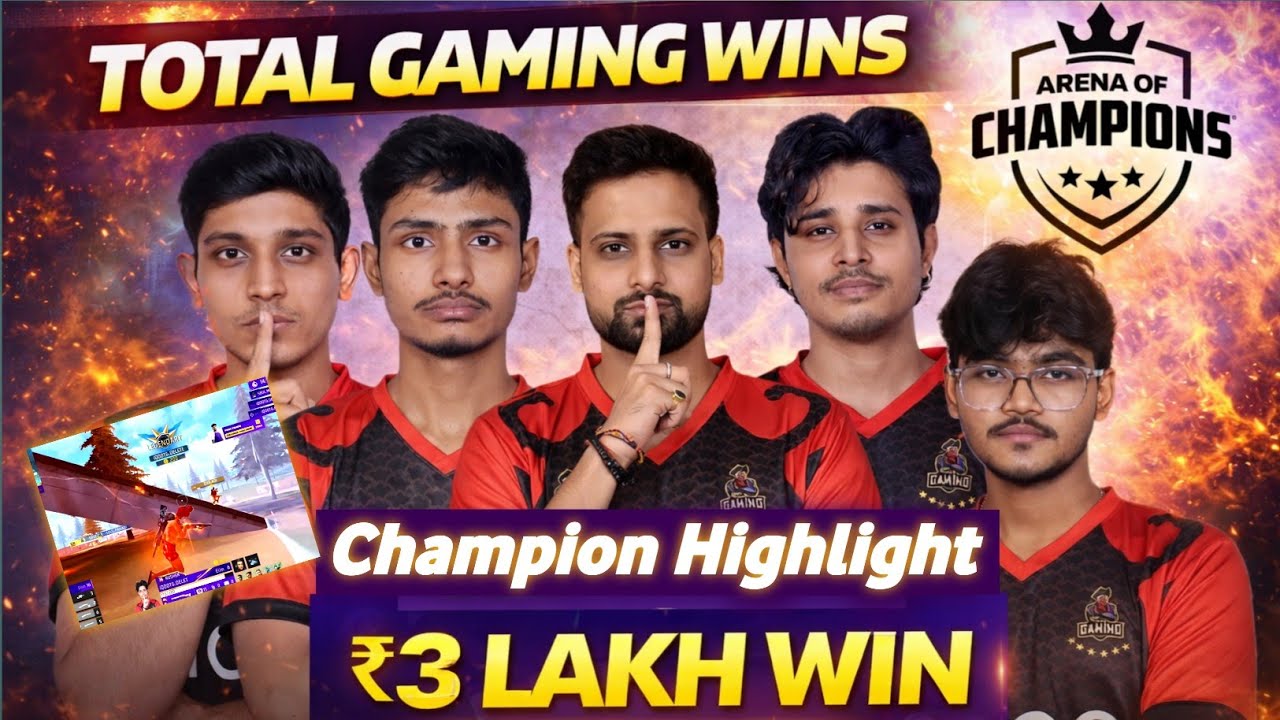Total Gaming Dominates Arena of Champions | Insane Gameplay Highlights ...
