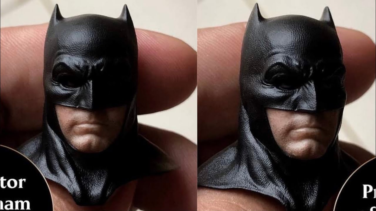 New Batman Ben affleck head sculpt updates muff toys - YouTube