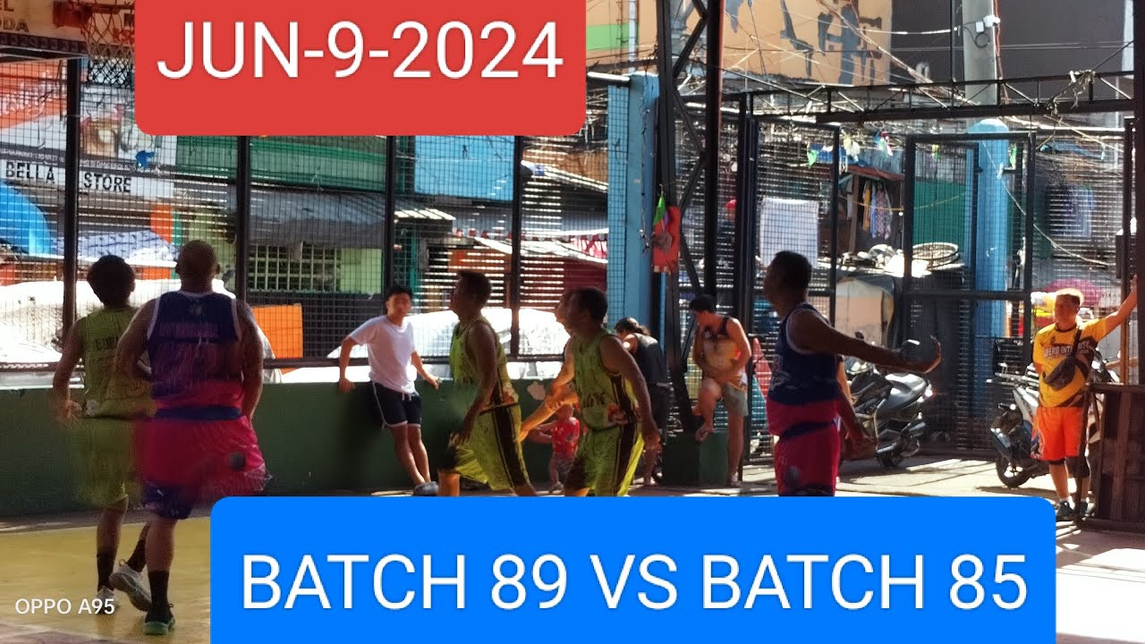 BATCH 89 VS BATCH 85 LIVE BASKETBALL BRGY 119 TONDO MANILA - YouTube