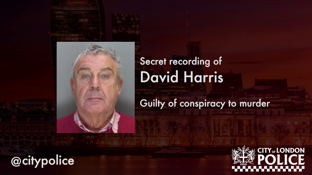 The secret recording of David Harris in conspiracy to murder - YouTube