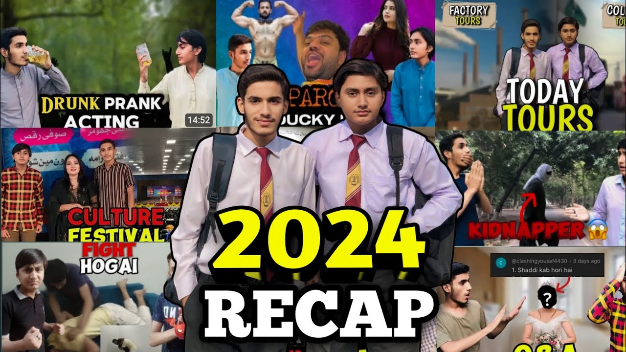 2024 Recap | all video are included | longest video we ever made 😁 ...