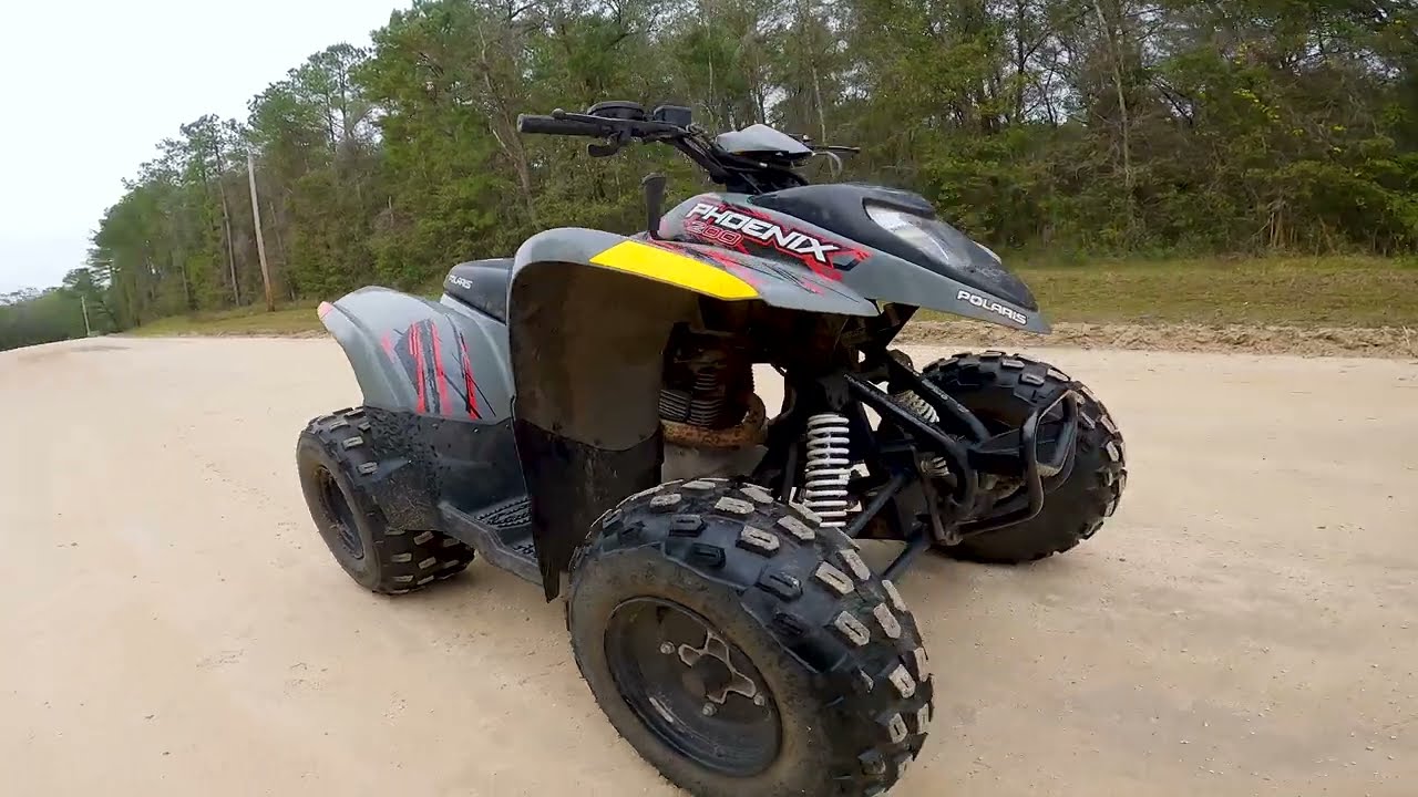 Fixed a Polaris Phoenix 200 for a Young Boy - YouTube