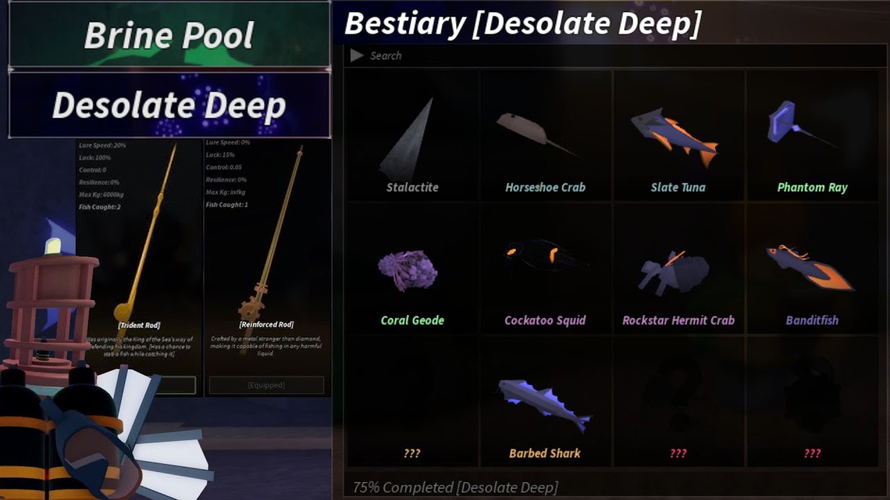 *NEW* FISCH DIVING UPDATE RODS, FISHES, AREAS, GEARS - YouTube