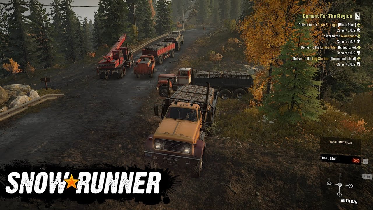 Cement for the Region | SnowRunner - GAMEPLAY | Logitech G29 - YouTube