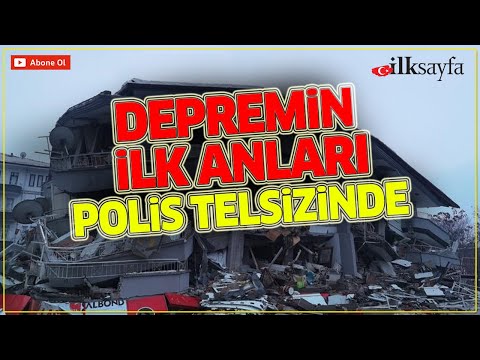 Malatya'da depremin ilk anları polis telsizinde #deprem #malatya #hatay #kahramanmaraş