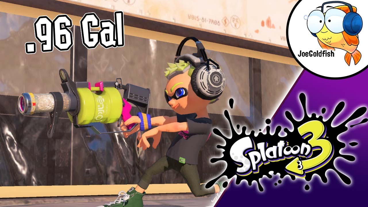 .96 Gal Weapon Showcase | Splatoon 3 - YouTube