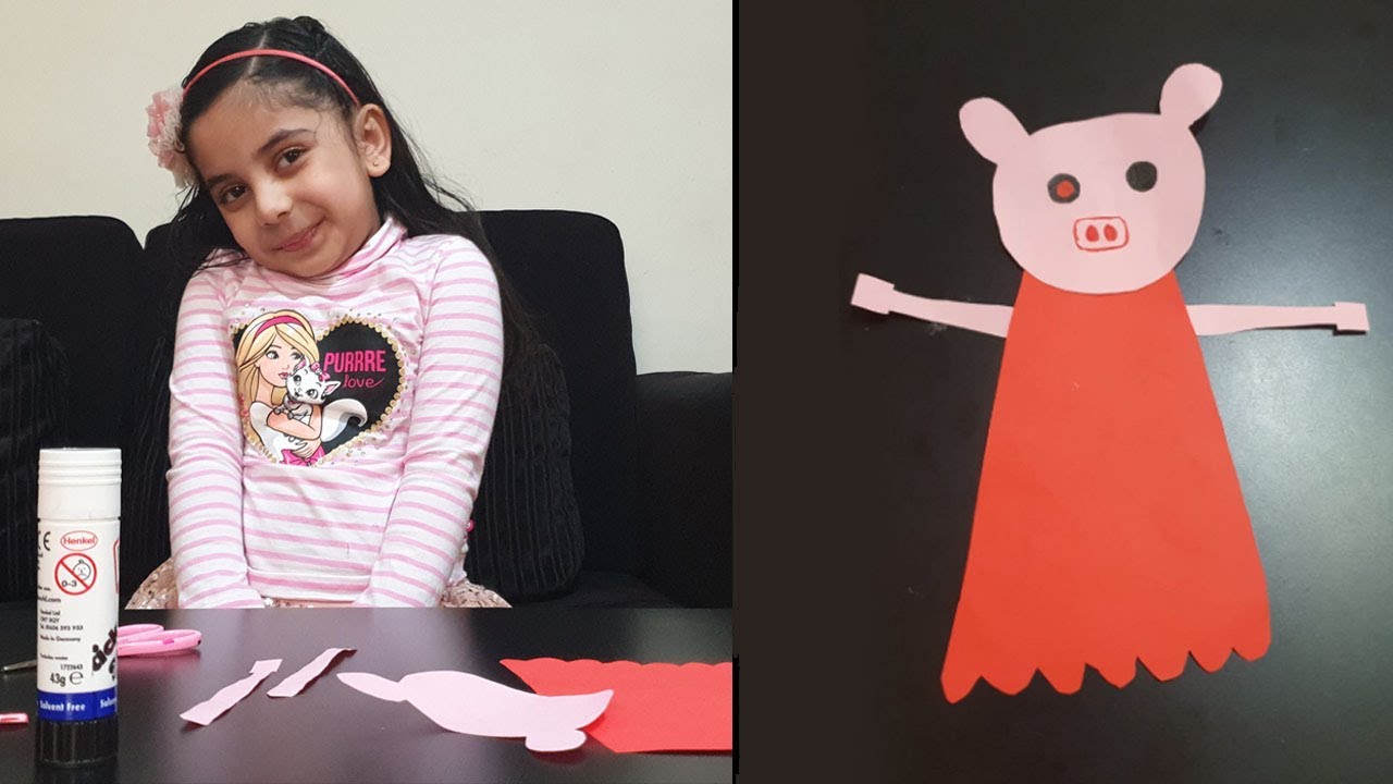 🐷How to make Roblox Piggy using paper | #roblox #piggy #robloxpiggy ...